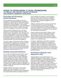 Guide to developing a local framework to prevent and counter violent ...